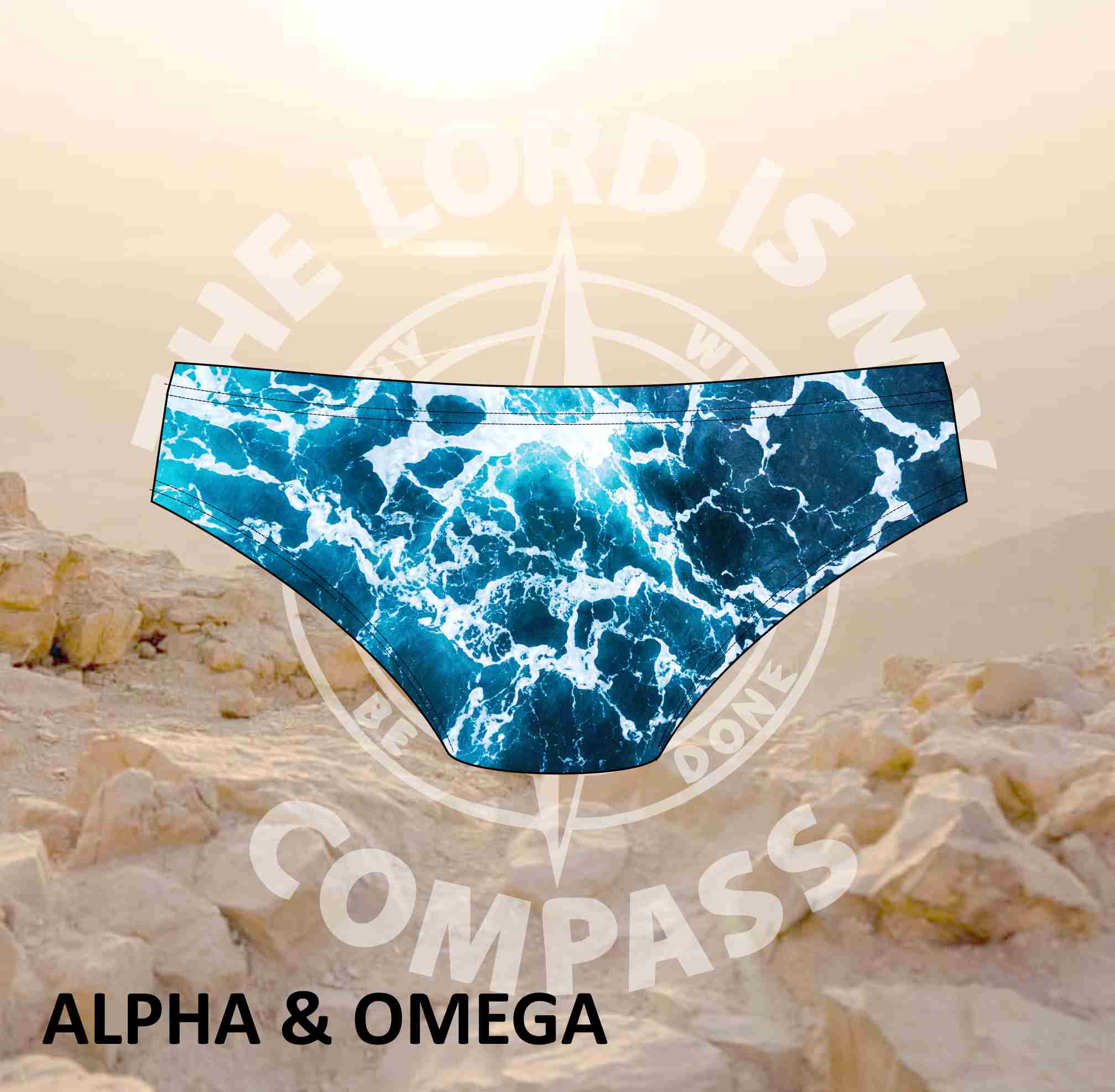 Alpha And Omega The Lord is my Compass Bikini Bottom – MerchSquad