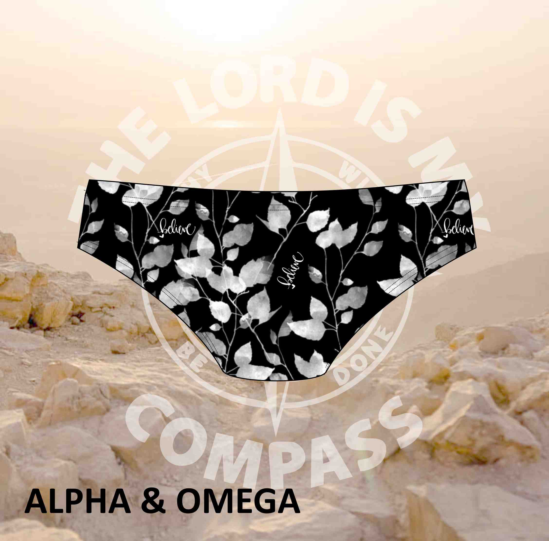 Alpha And Omega Believe Trailing Leaf Bikini Bottom – MerchSquad