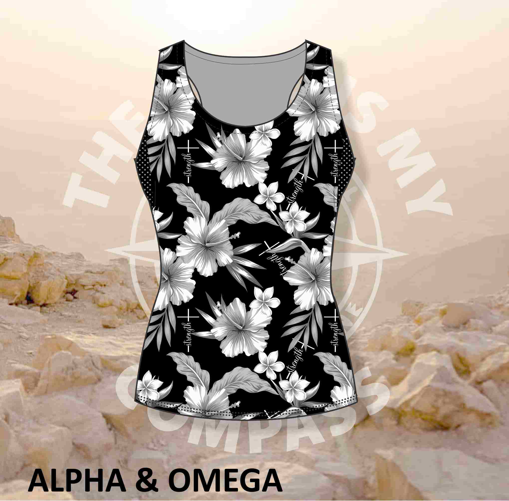 Alpha & Omega Child of God Grey Hibiscus Run Vest – MerchSquad