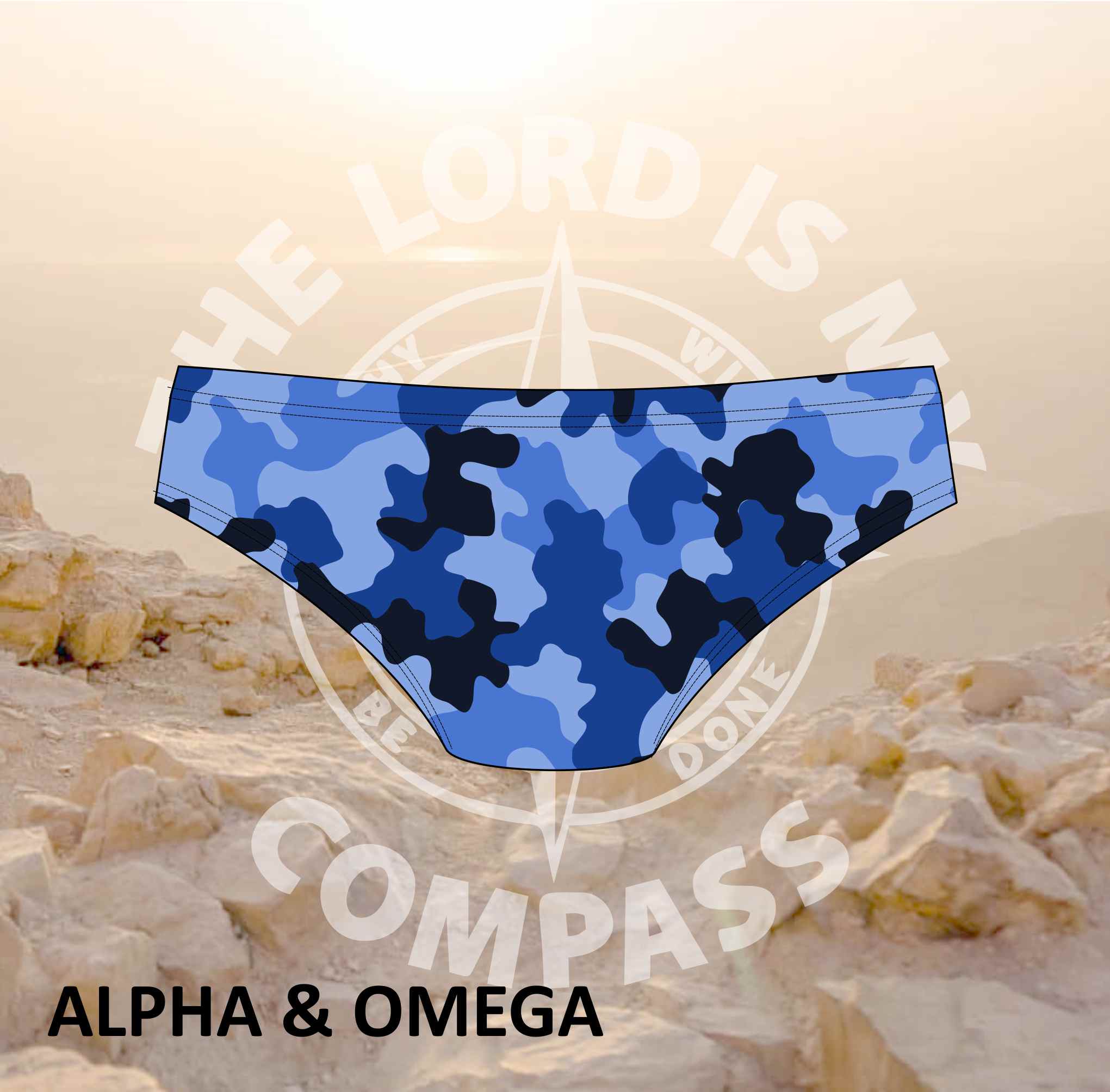 Alpha And Omega Warrior Blue Camo Bikini Bottom – MerchSquad