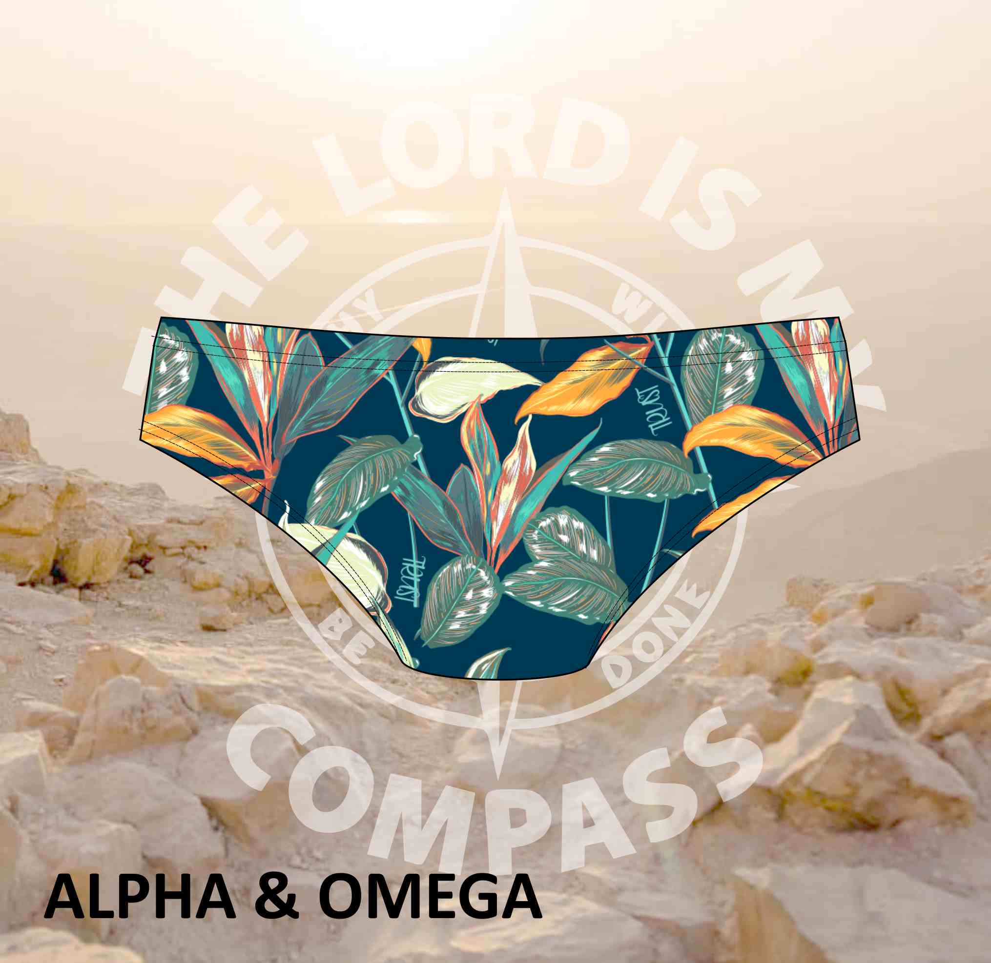 Alpha And Omega Trust His Timing Tropical Bikini Bottom – MerchSquad